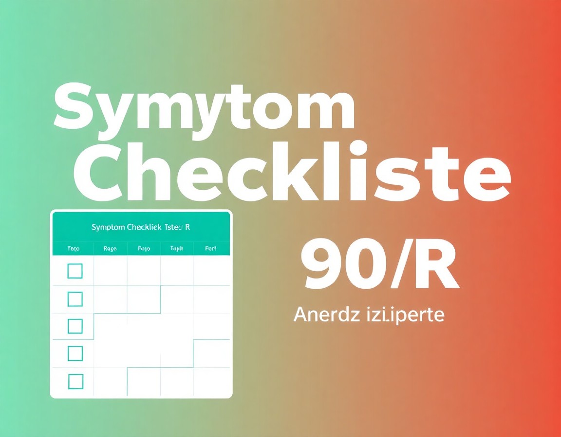 Symptom Checkliste 90 R: Erste Schritte zur Diagnose
